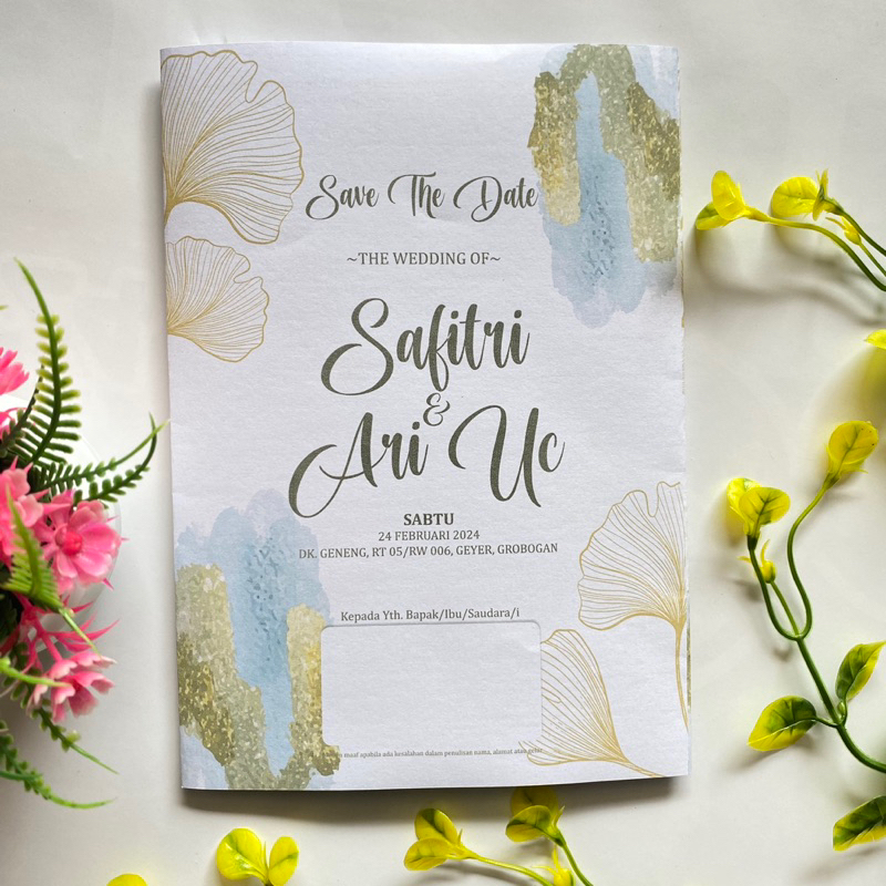 Jual Undangan Nikah Estetik Undangan Nikah Elegant Undangan Pernikahan ...