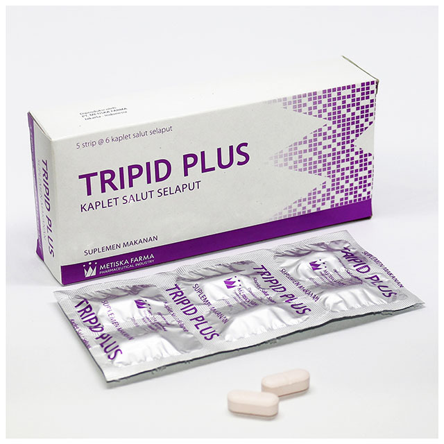 Jual Tripid Plus Box 30's Kaplet Metiska - Suplemen Kesehatan Hati ...
