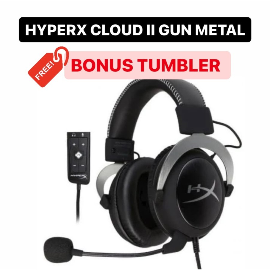 Jual Hyper X Cloud II Gaming Headset hyper X Cloud 2 Headphone game | Shopee Indonesia