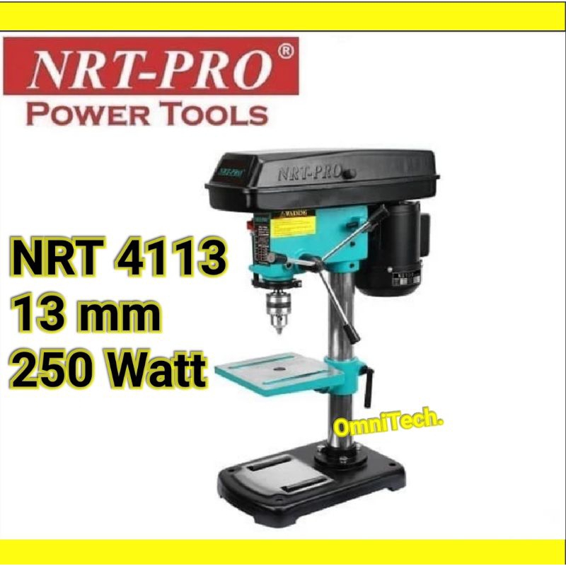 Jual Bench Drill Press Mesin Bor Duduk 13mm NRT PRO 4113 Korea 250W 13 ...