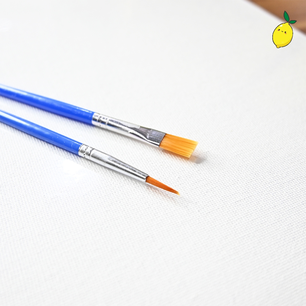Jual Kuas Lukis Kecil Round & Flat Handle Biru Satuan | Shopee Indonesia