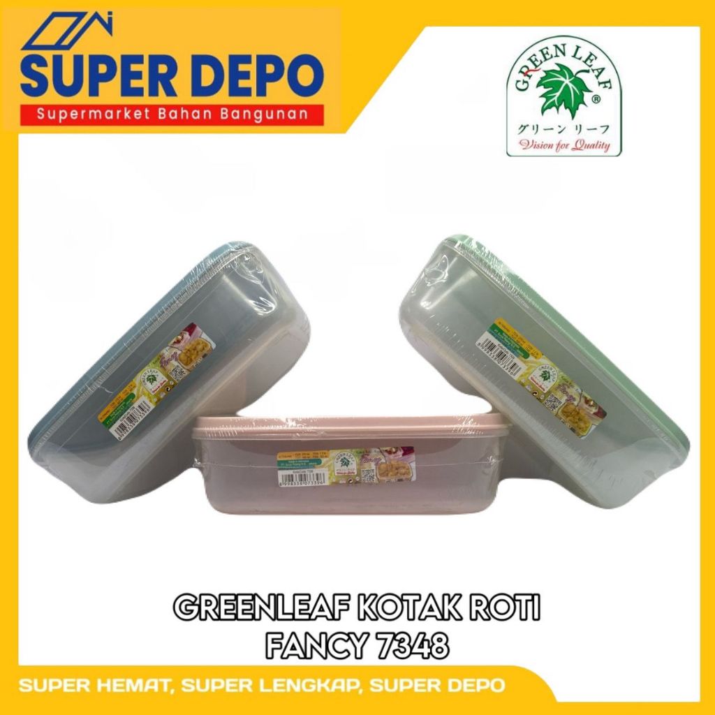 Jual GREEN LEAF KOTAK ROTI FANCY PACK (7348) | Shopee Indonesia