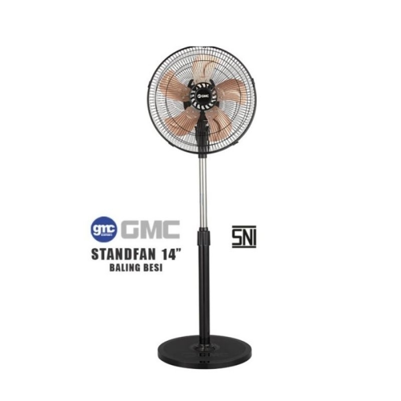 Jual Kipas Angin Berdiri Stand Fan GMC BM - 317 | 14 inch | Baling-Baling Besi | Shopee Indonesia