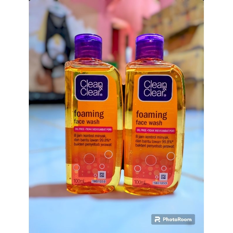 Jual Clean & Clear Foaming Face Wash | Sabun Cuci Muka 100ml | Shopee ...