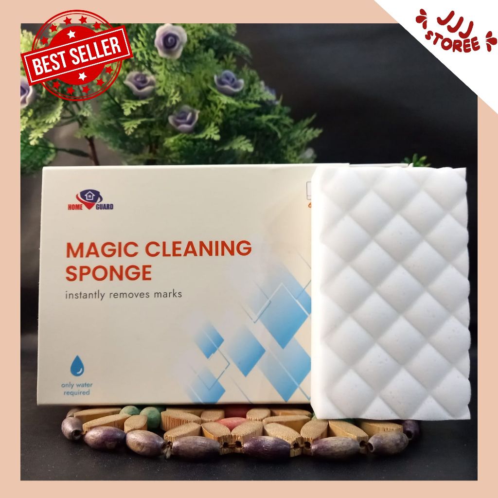 Jual HOME GUARD Magic Cleaning Sponge 6pc - HomeGuard Cleaning Sponge ...