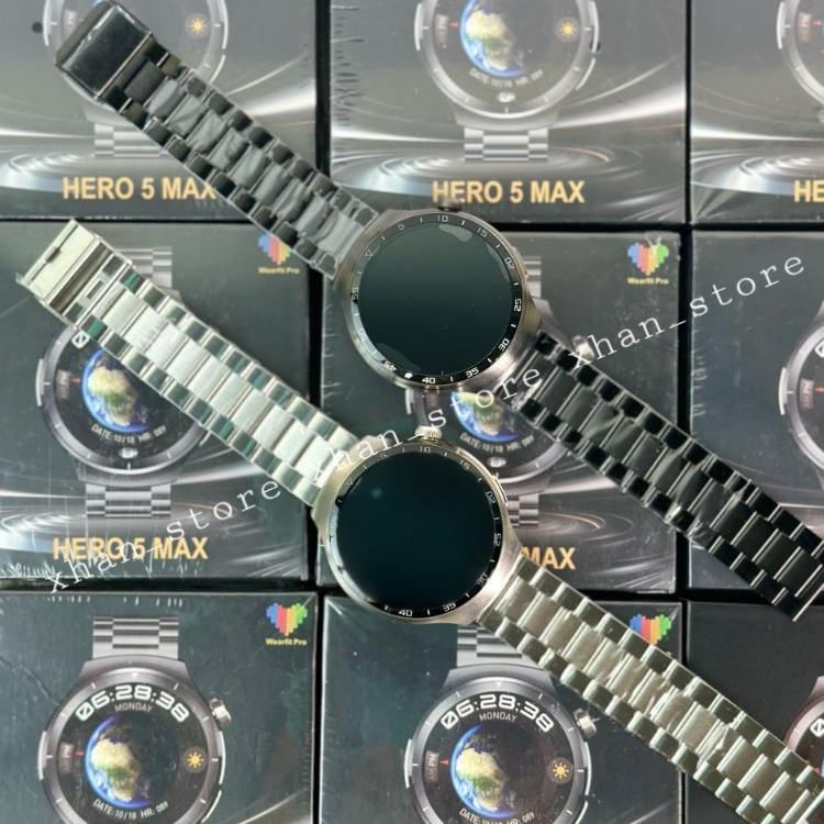 Jual Smartwatch Hero 5 Max Layar Amoled 1.53 Inchi Diameter 45 MM ...