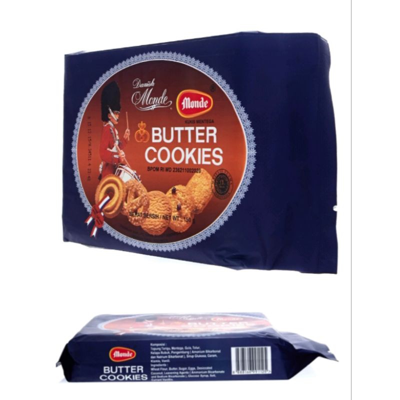 Jual Monde Butter Cookies 150 g | Shopee Indonesia