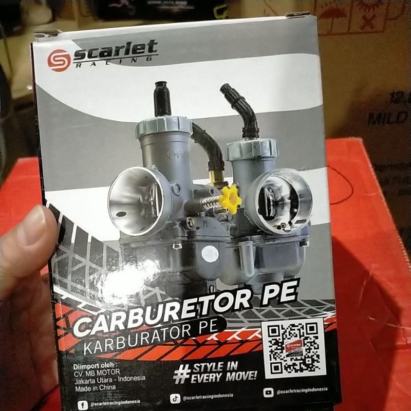 Jual Karburator carburetor karbu Pe 28 26 24 30 Scarlet Racing Plus Main Jet Pilot Jet n Jarum ...