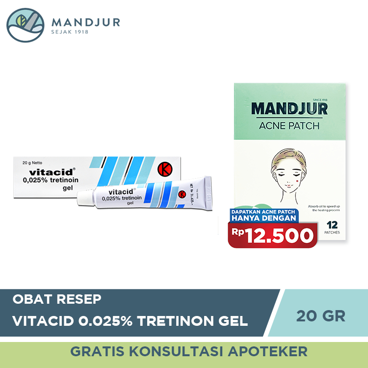 Jual Vitacid 0.025% Gel 20 g | Shopee Indonesia