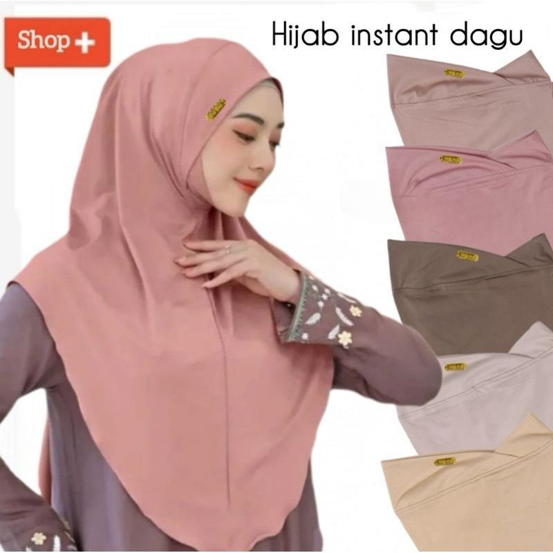 Jual hijab dagu Malaysia jilbab instan Malay soft pet bergo dagu Malay size L(label akrilik by ...