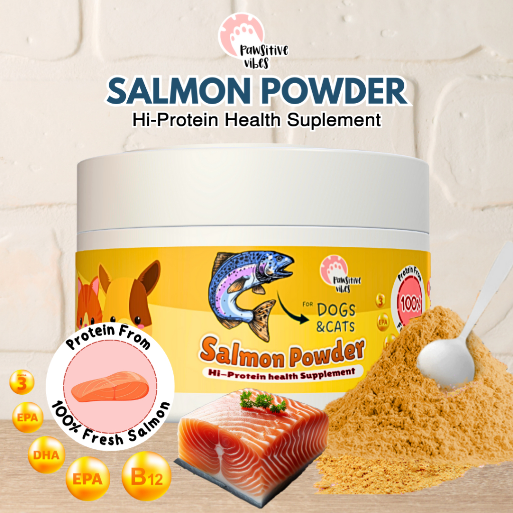 Jual SALMON POWDER - Bubuk Ikan Salmon Untuk Anjing Kucing / Hewan ...