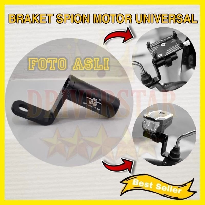 Jual Holder Stang Motor X-50 Pro + Bracket Spion Motor Penyangga Holder ...
