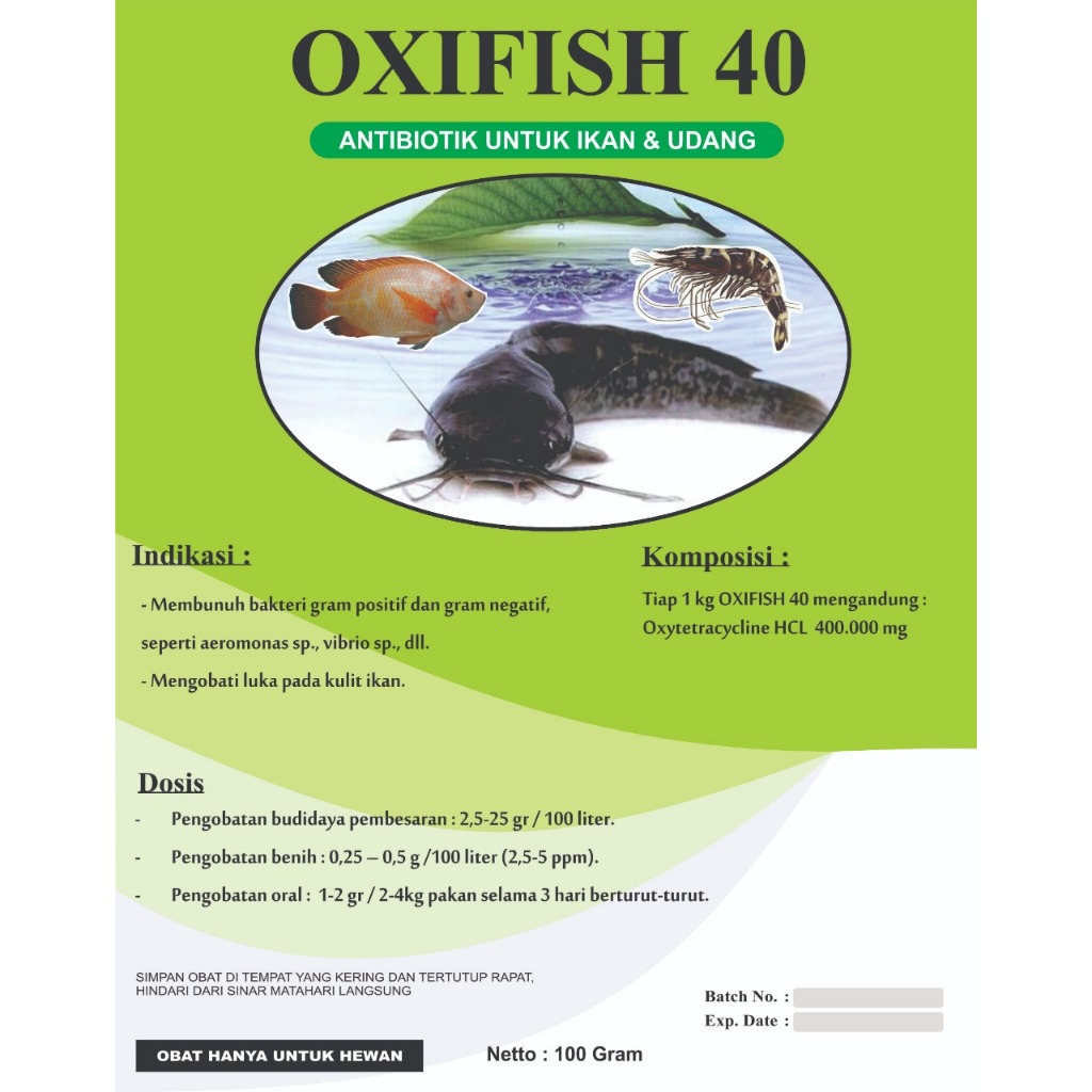 Jual OXIFISH 40-Antibiotik Ikan | Shopee Indonesia