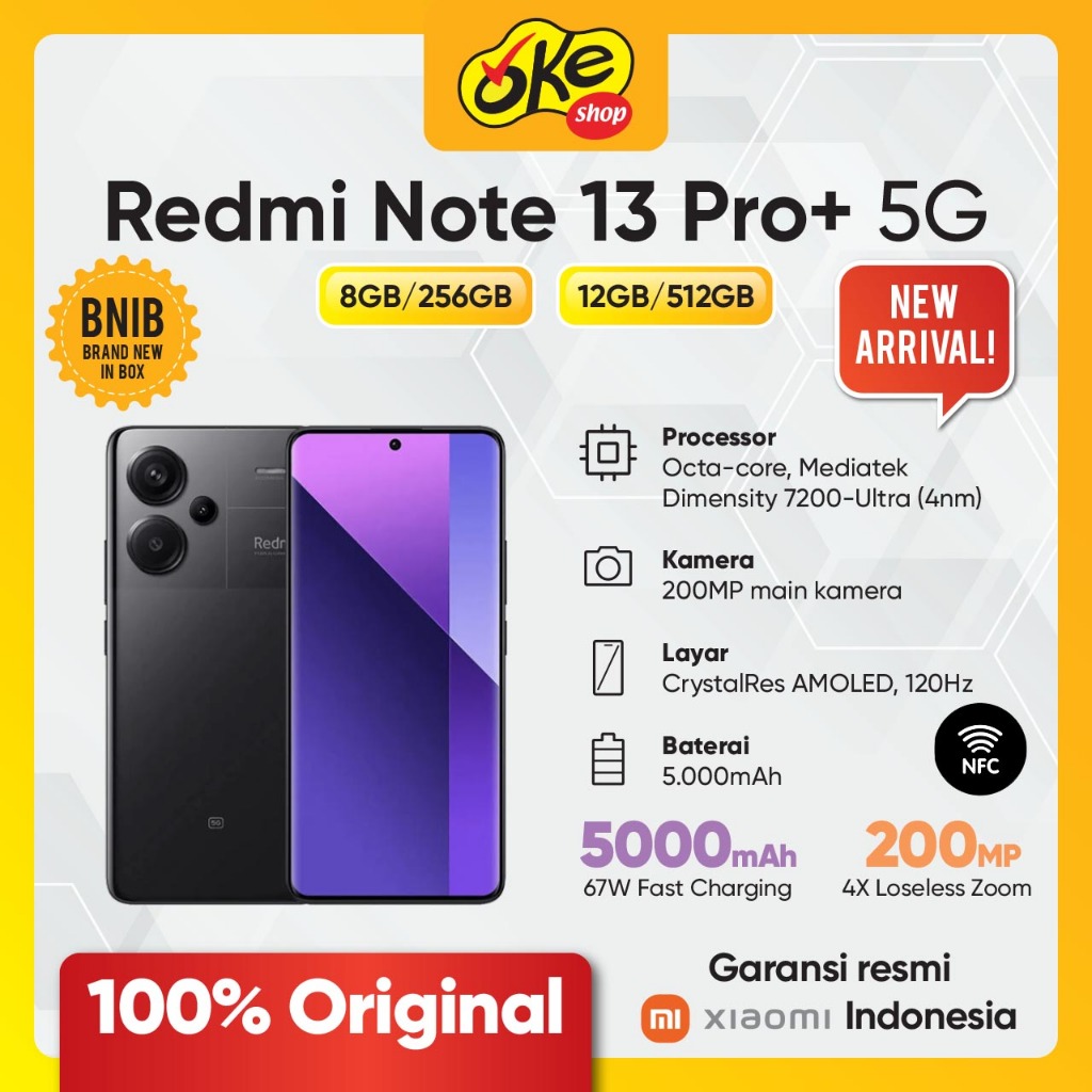 Jual Xiaomi Redmi Note 13 Pro Plus 5G 12/512GB | Shopee Indonesia