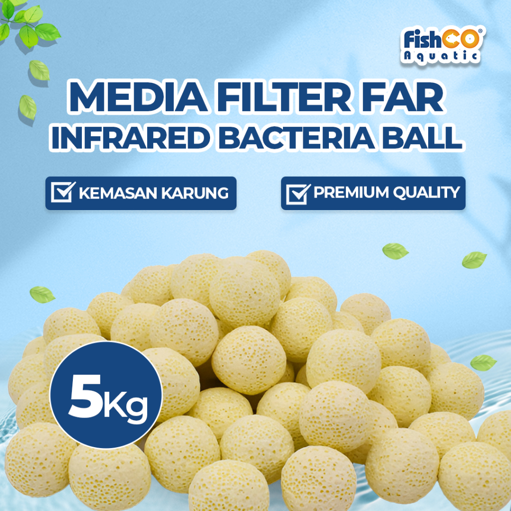 Jual Media Filter Bola Bioball Far Infrared Bacteria Ball - 5KG ...