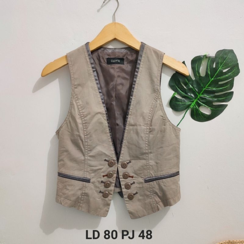 Jual Vest Blazer / Rompi Blazer / Vest Fashion | Shopee Indonesia