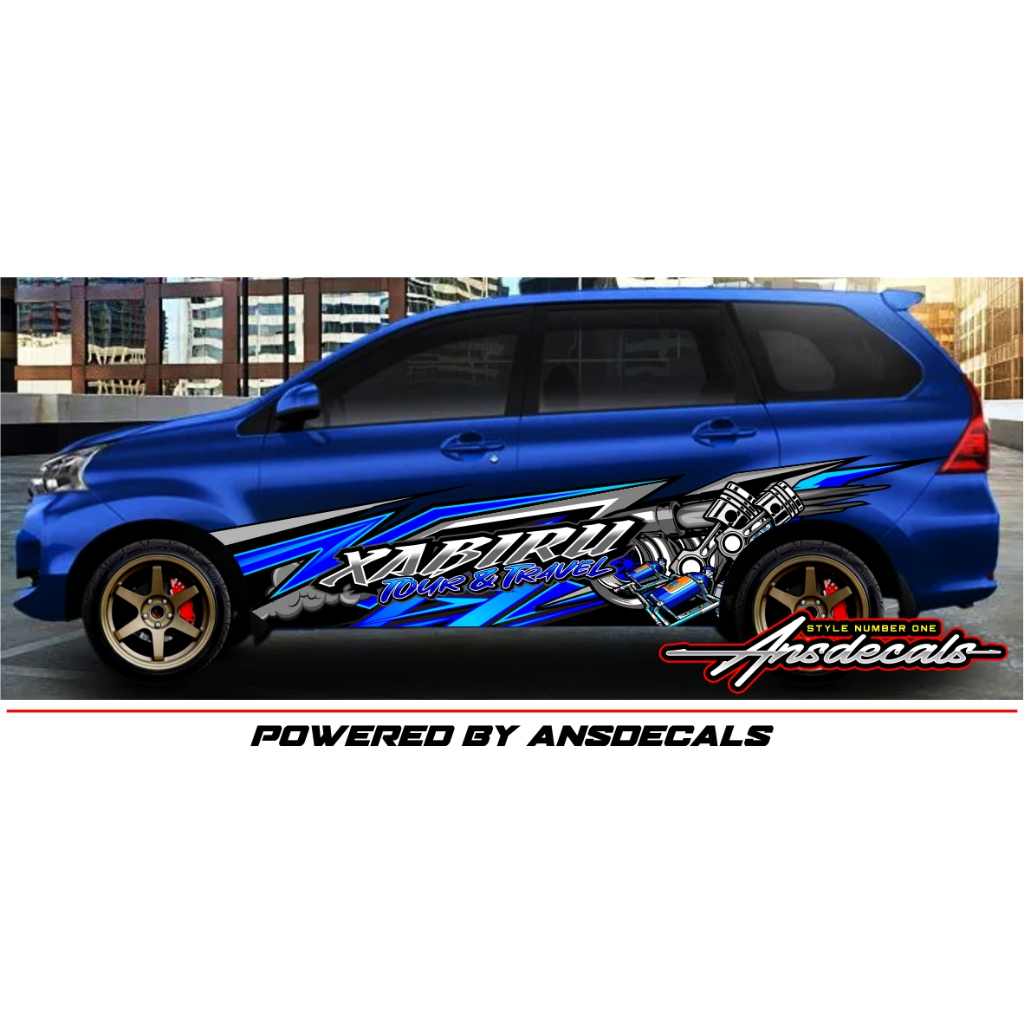Jual STIKER MOBIL STICKER AVANZA NEW STIKER AVANZA VELOZ JAZZ AGYA AYLA ...