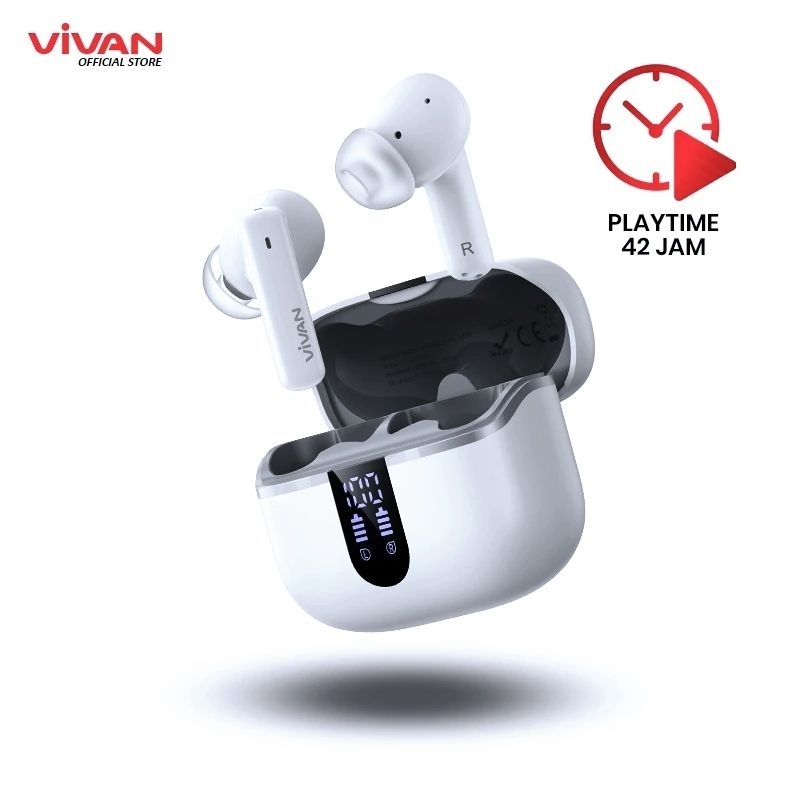 Jual EARBUDS GAMING VIVAN TWS LIFE 110 ENC BASS BLUETOOTH 5.3 | Shopee ...