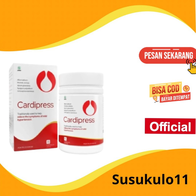 Jual Cardipress original obat hipertensi kolesterol tinggi terbaik ...