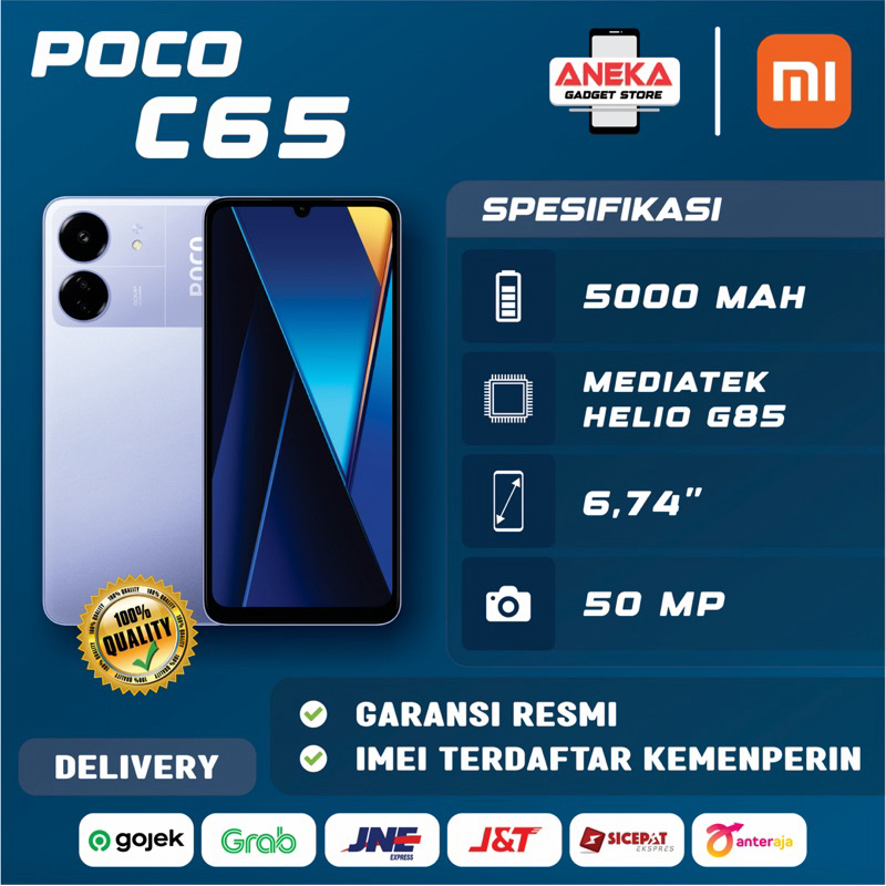 Jual Poco C65 8GB/256GB Garansi Resmi Xiaomi Original | Shopee Indonesia