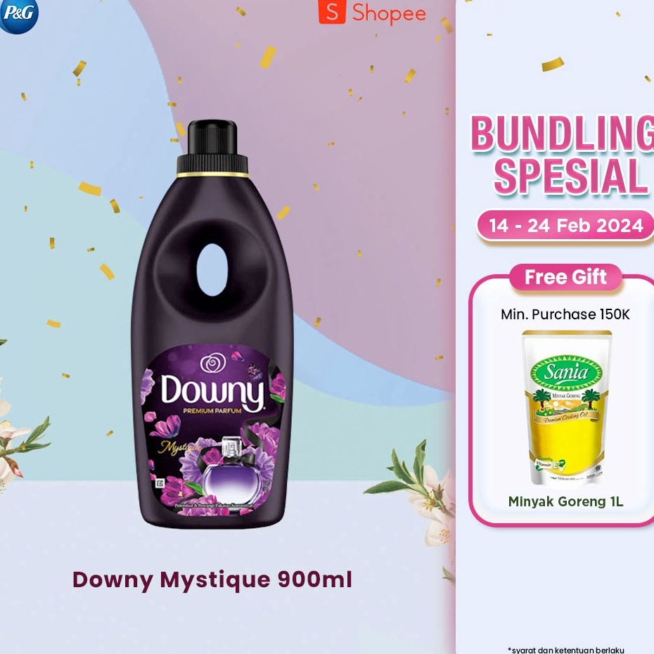 Jual Yang Terbaik Downy Premium Parfum Mystique Pewangi dan Softener Botol 9 ml | Shopee Indonesia