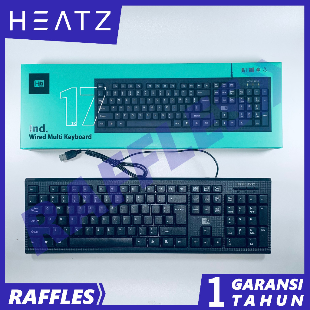 Jual Heatz ZK17 Keyboard dengan Numerik Kabel USB | Shopee Indonesia