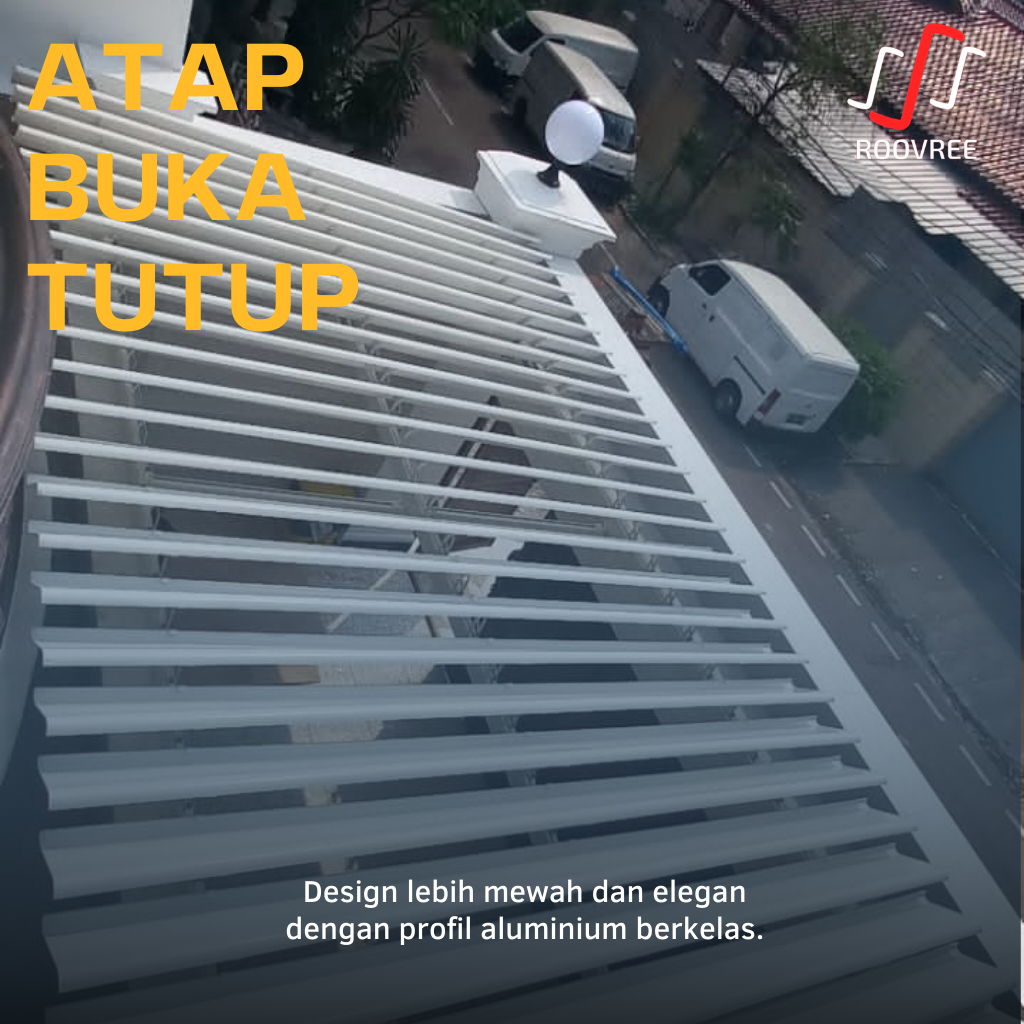 Jual Atap Buka Tutup Alumunium Otomatis Manual | Shopee Indonesia