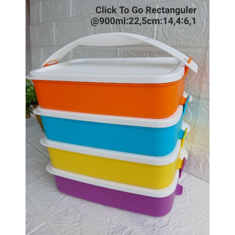 Jual clik to go rantang susun tupperware | Shopee Indonesia