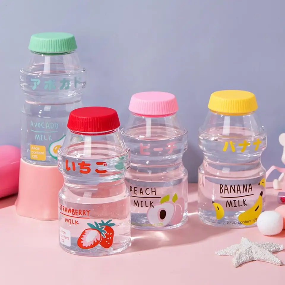 Jual [FS] - Botol Minum Viral Bentuk Yakult Lucu BPA FREE Botol Korea ...