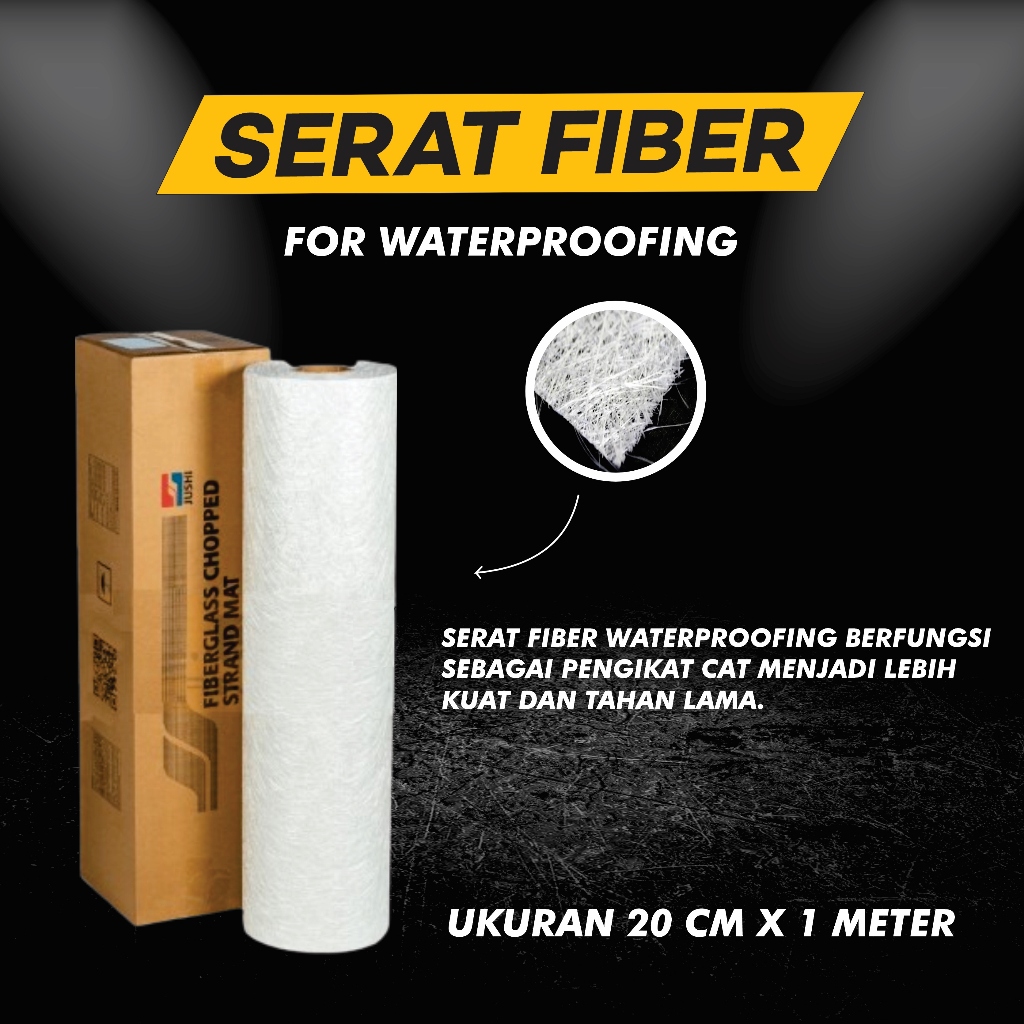 Jual SERAT FIBER WATERPROOFING 20 CM X 1 METER | Shopee Indonesia