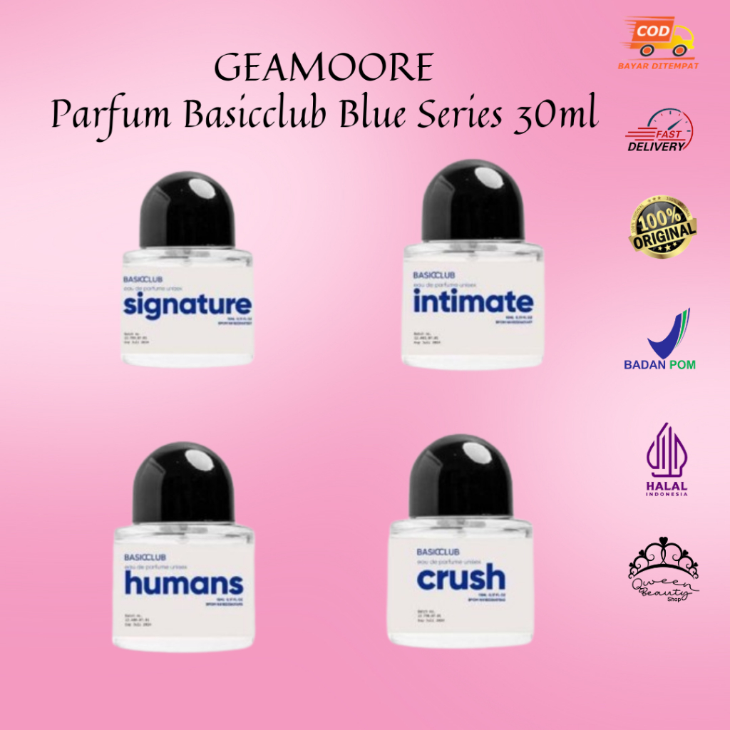 Jual Geamoore Parfum Basicclub Blue Series 30ml | Shopee Indonesia