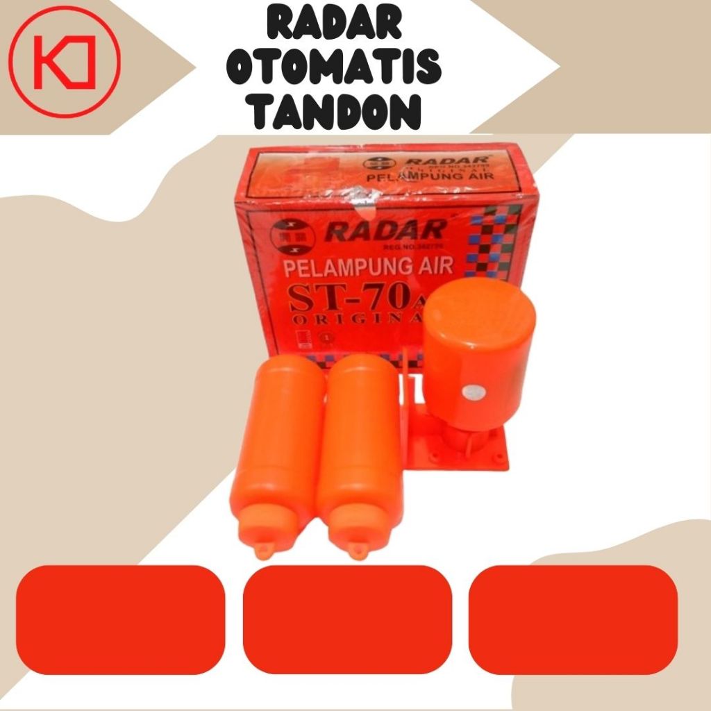 Jual Pelampung Radar New Red ST-70 Pelampung Air Otomatis Tandon Toren ...