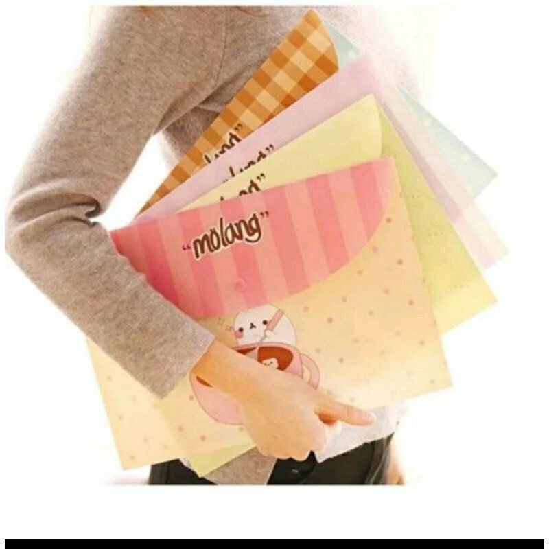 Jual Map kancing kartun A4 Map file karakter lucu map lucu murah ...