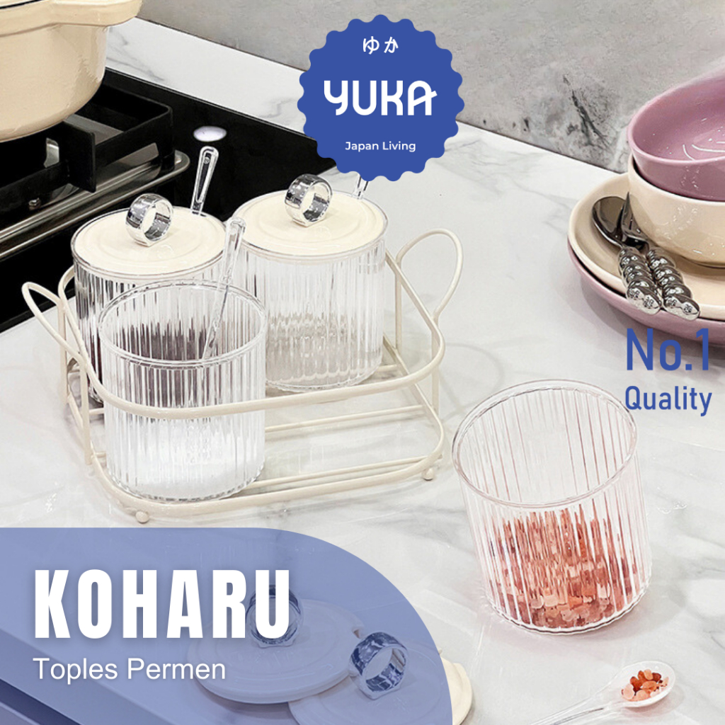 Jual 【YUKA】KOHARU Penyimpan Salt Pepper Praktis Tempat Bumbu Serbaguna ...