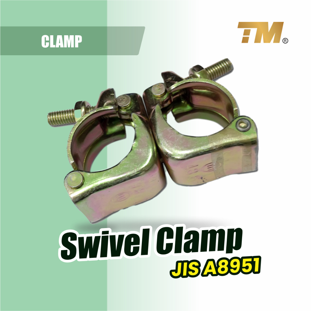 Jual SWIVEL CLAMP STANDARD JIS UNTUK SCAFFOLDING JENIS PIPA / TUBULAR ...