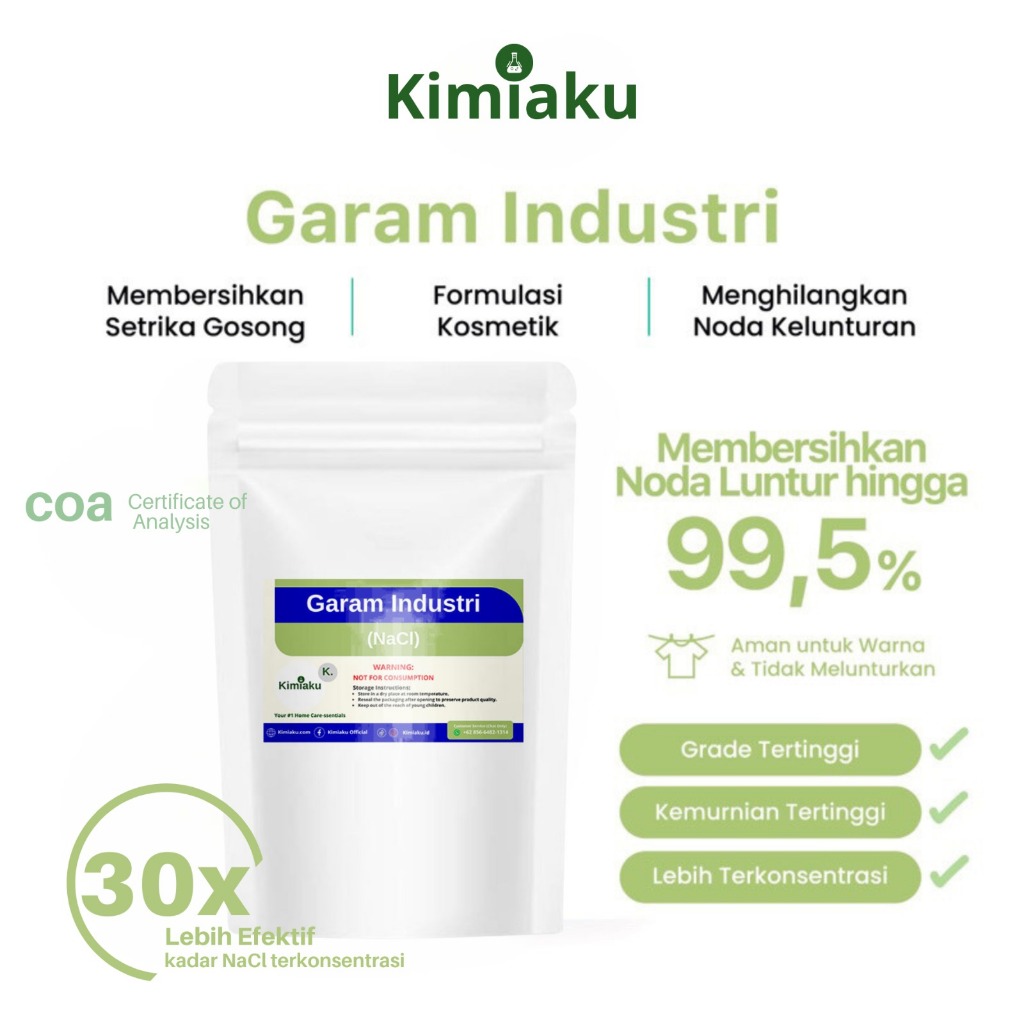 Jual GARAM NACL CLORIDE - Garam Industri Garam Gosok & Kebersihan Non ...