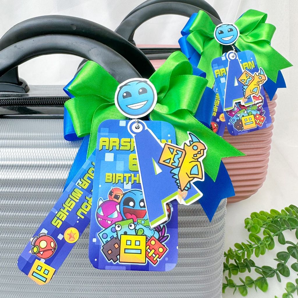 Jual 3 in 1 Geometry Dash Kartu Thank You Card Birthday / Kartu Ucapan ...