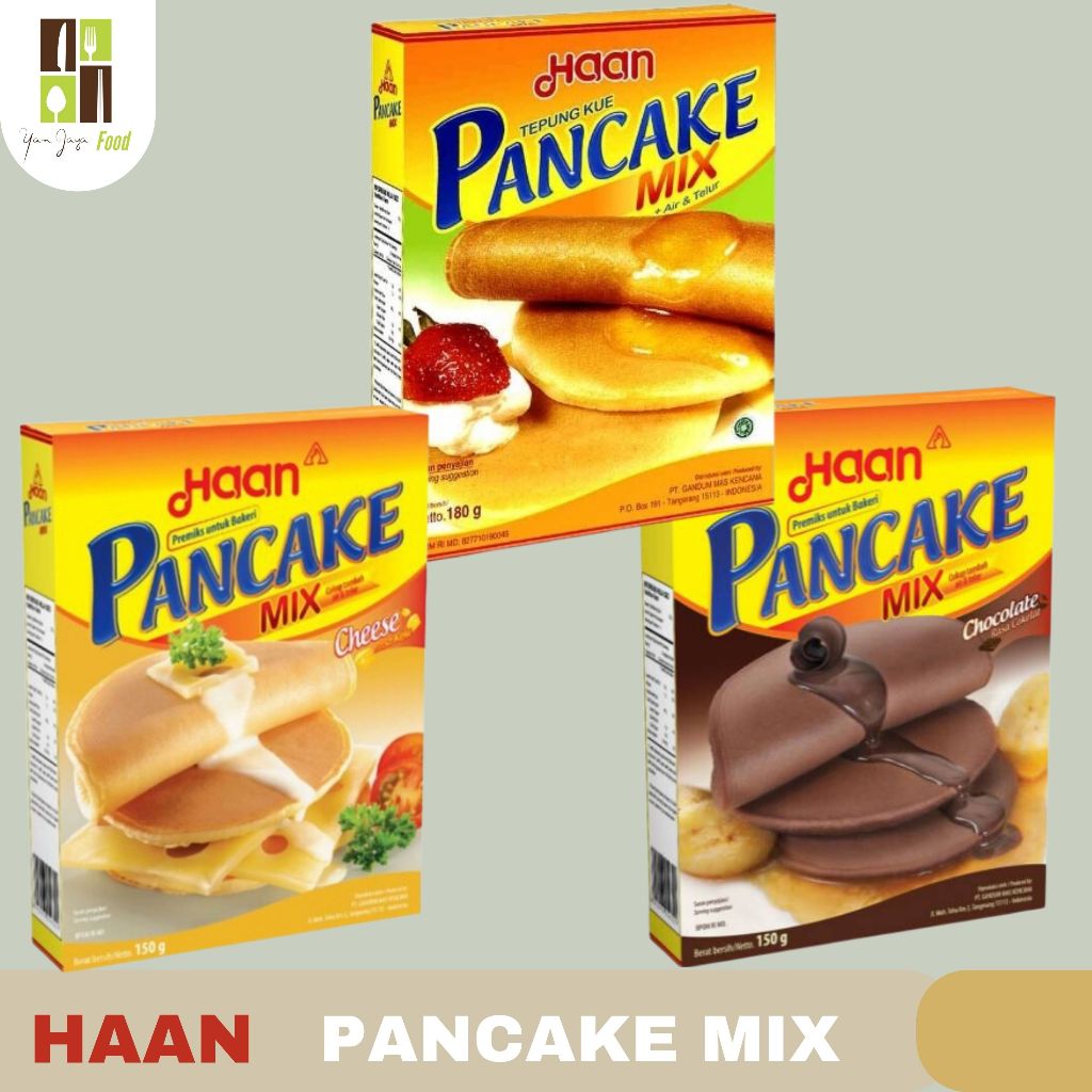 Jual Haan Pancake Mix / Tepung Kue Pancake / Rasa Vanilla / Cheese ...