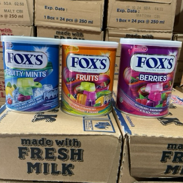 Jual permen fox’s kaleng 180gr | Shopee Indonesia