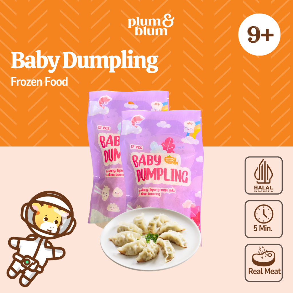 Jual Plum & Blum Pangsit Ayam Siomay Ayam Baby Dumpling No MSG | Shopee Indonesia