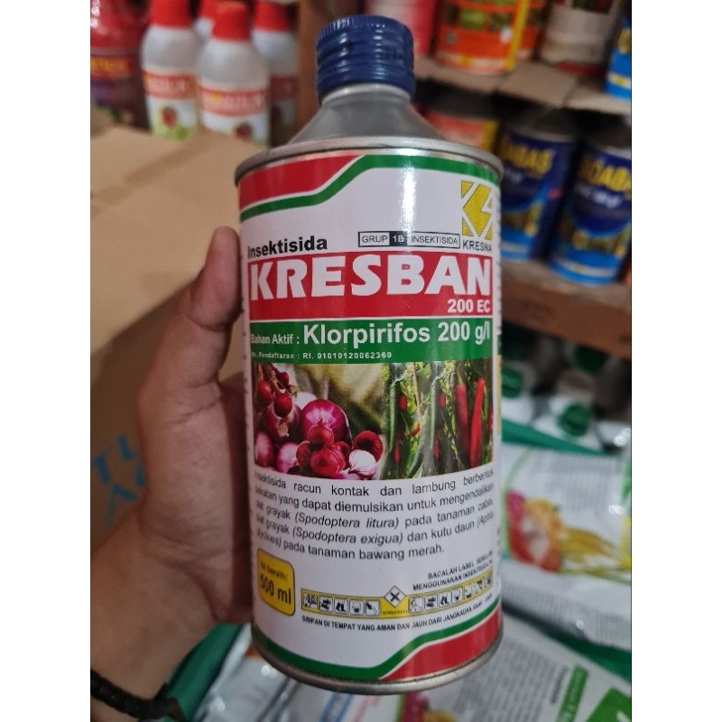 Jual Kresban 200 ec ,insektisida,bahan aktif : Klorpirifos 200g/l ...
