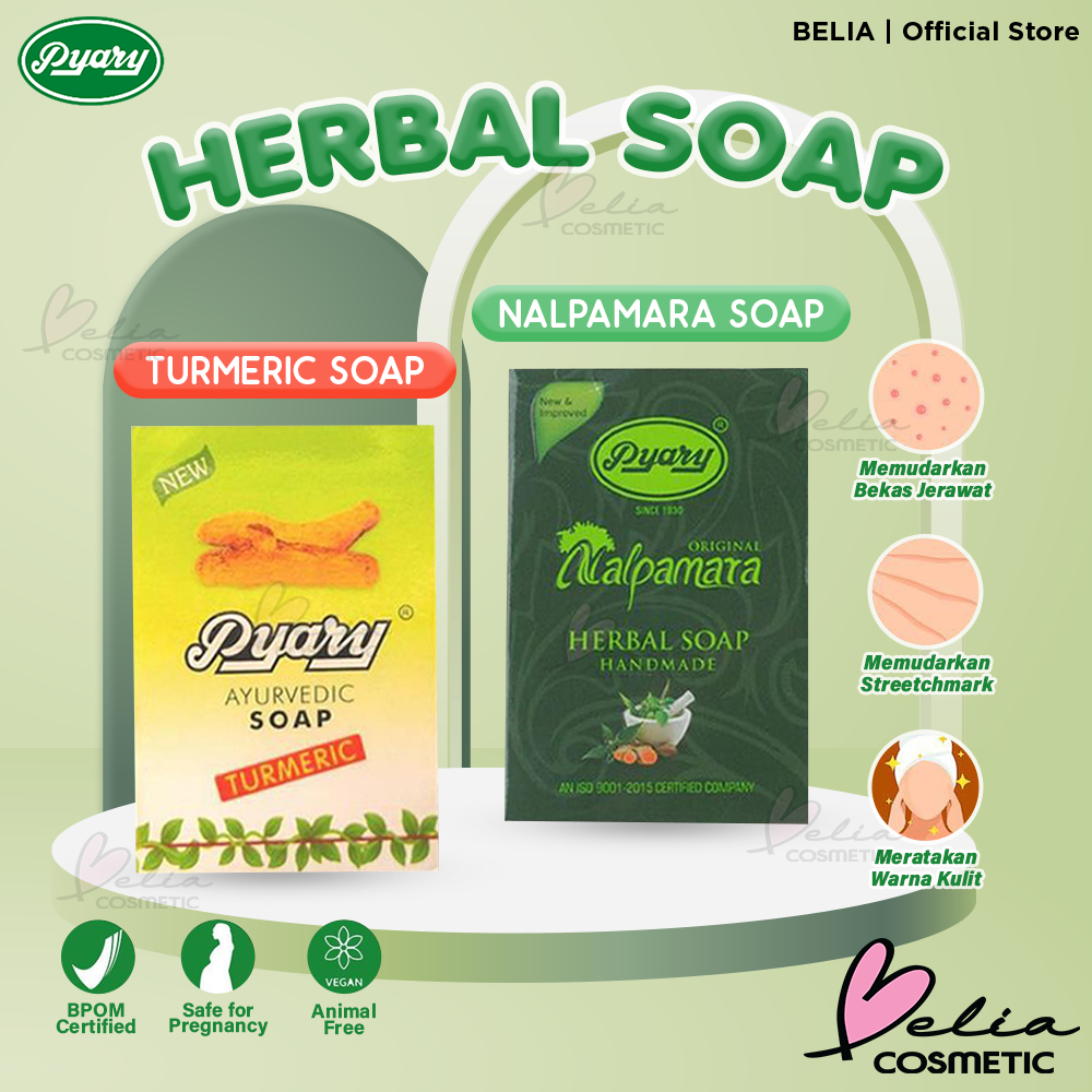 Jual BELIA PYARY Herbal Soap | Nalpamara Original | Ayurvedic Soap ...