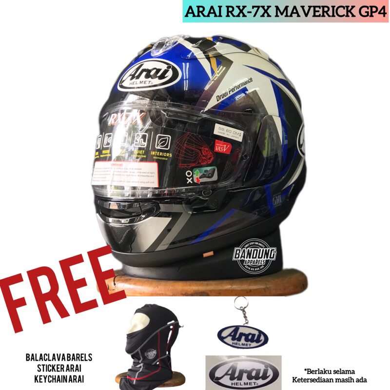 Jual ARAI RX-7X MAVERCIK VINALES GP4 ARAI RX7X MAVERICK GP4 | Shopee ...