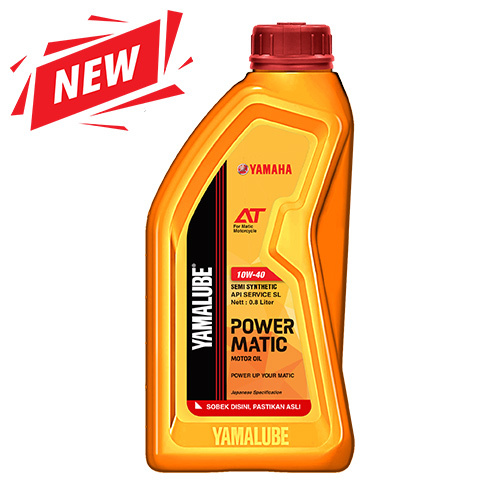 Jual OLI POWER MATIC YAMALUBE 0,8L ORIGINAL ASLI YGP SEMI SYNTHETIC 10W ...