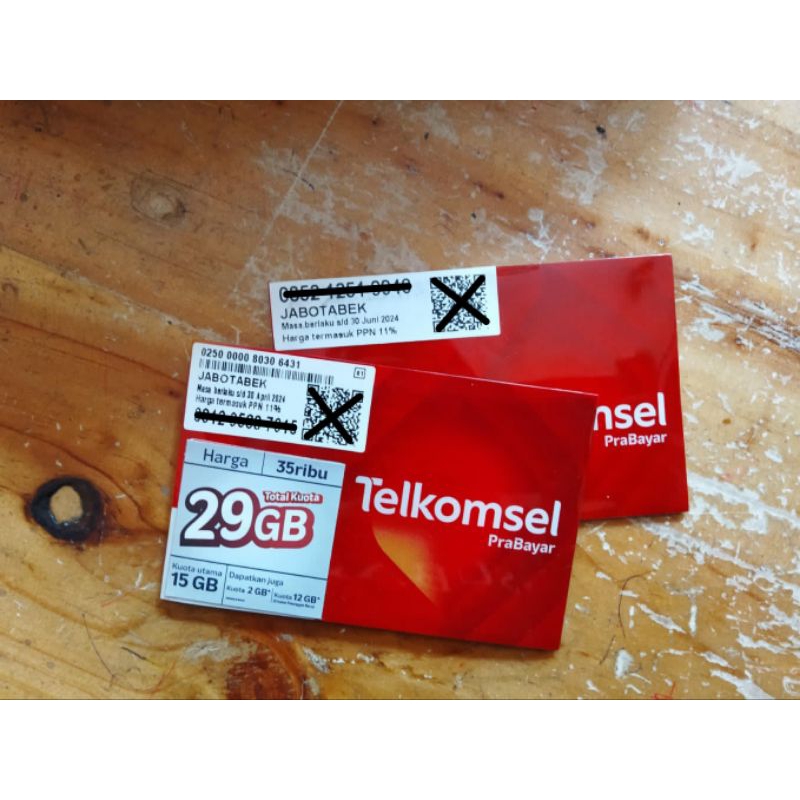 Jual PERDANA TELKOMSEL 6GB 15GB 60GB | BYU 7GB NASIONAL | KARTU DATA ...