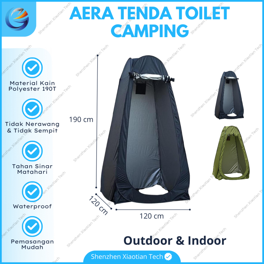 Jual AERA Tenda Toilet Camping Portable | Tenda Lipat Ruang Mandi Ganti ...