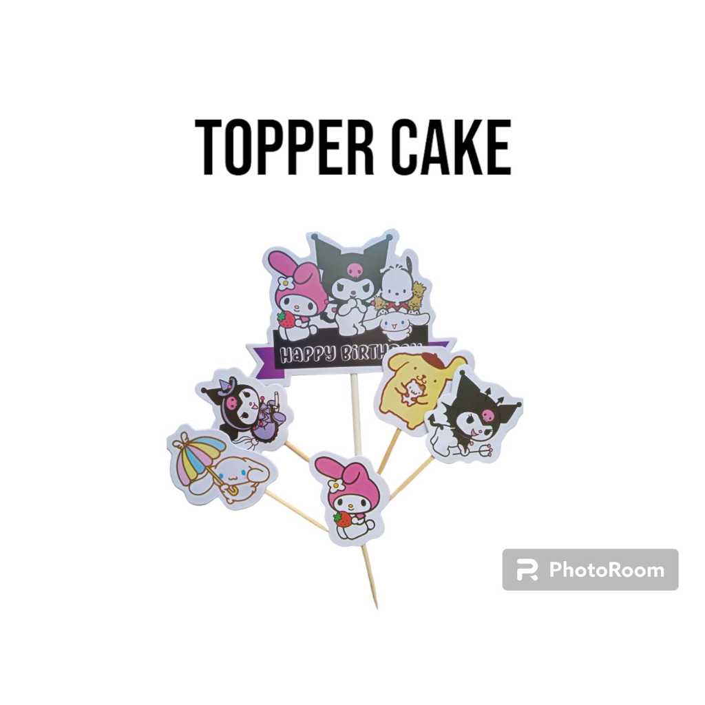 Jual TOPPER CAKE KARAKTER MELODY/TOPPER KUE ULANG TAHUN TEMA MELODY ...