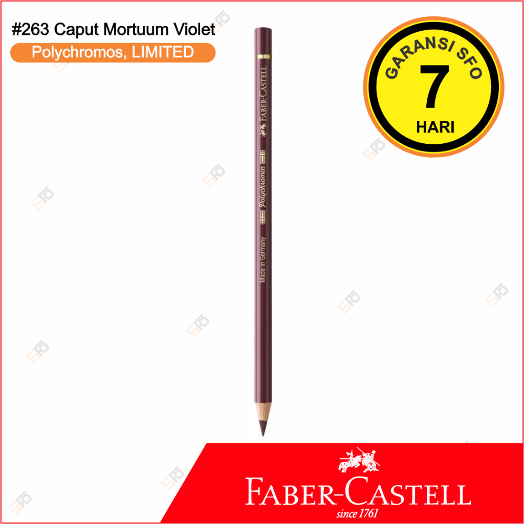 Jual LE Polychromos Faber Castell Satuan - 263 Caput Mortuum Violet - Limited Edition - SFO ...