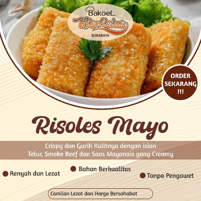 Jual Risol Mayo Smoke Beef Frozen 1 Pak Isi 5pcs | Shopee Indonesia