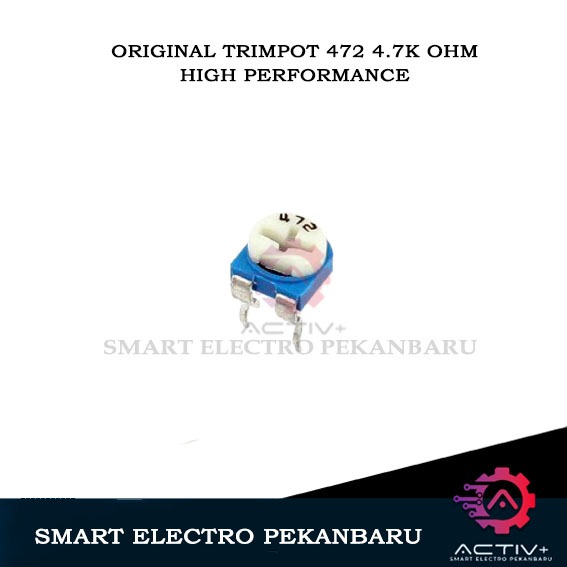 Jual ORIGINAL TRIMPOT 472 4K7 4.7K OHM POTENSIO METER Trimmer Variable ...